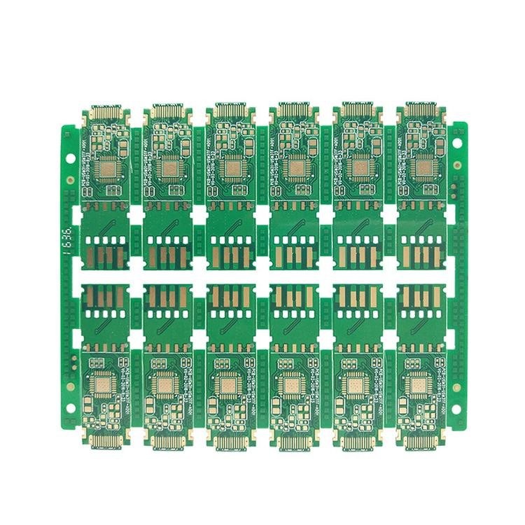 Min Hole Size 0.2mm and 2L Layer PCB Assembly with Flying Probe Test
